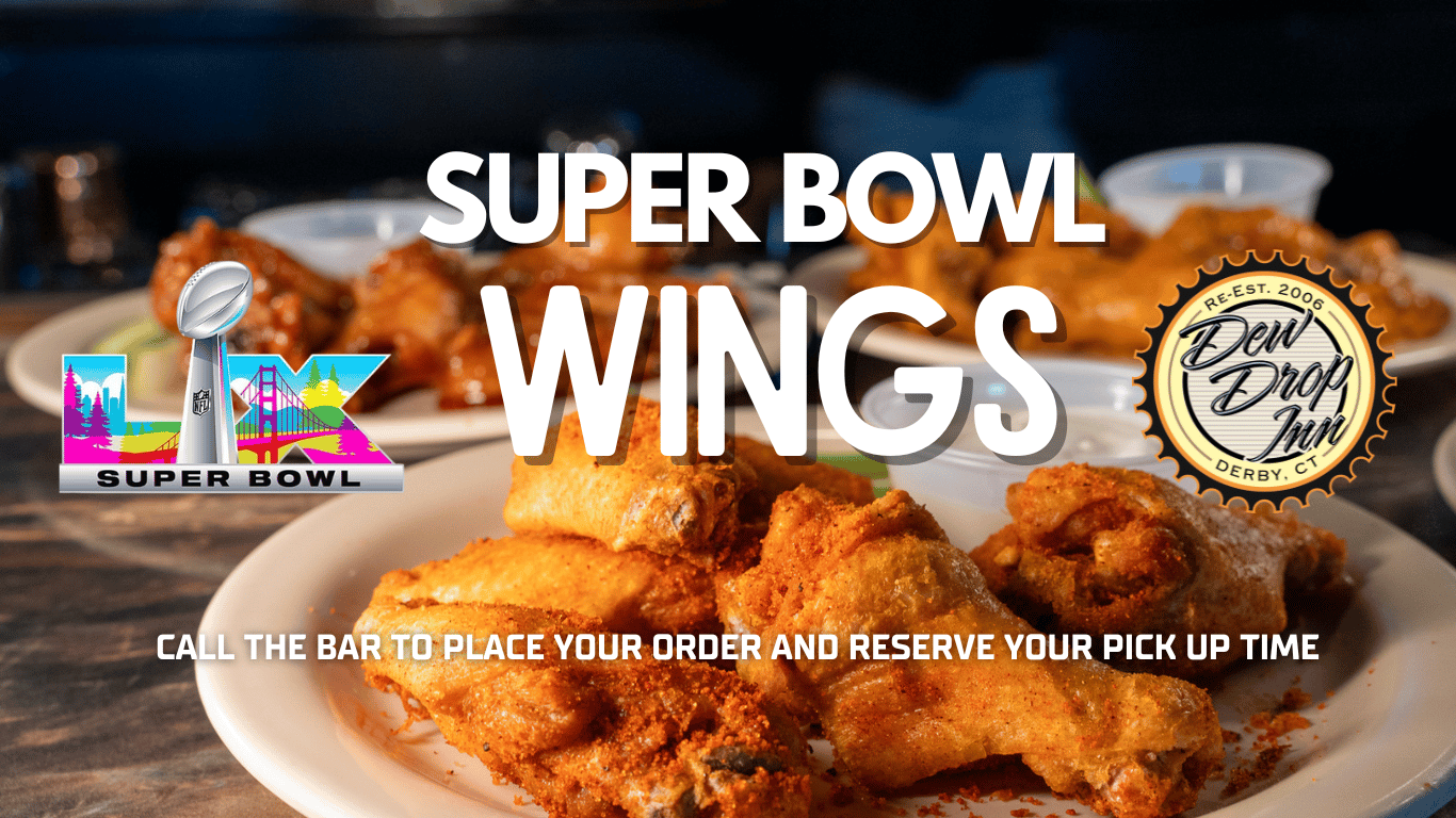 Dew Drop Inn SUPER BOWL WING MENU